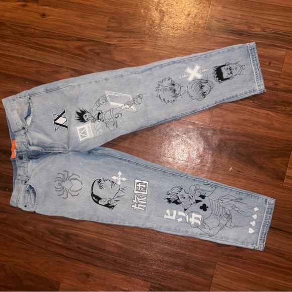 Goat Crew | Jeans | Hunterxhunter Goat Crew Graphic Light Wash Jeans ...